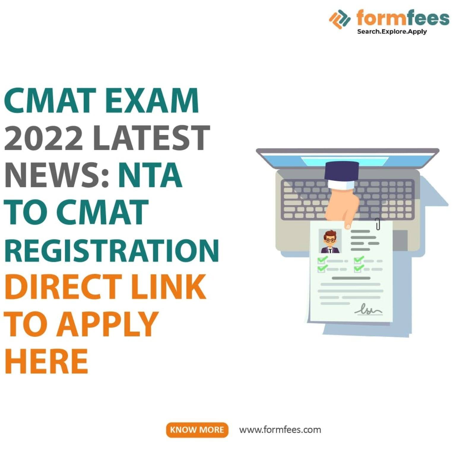 CMAT Exam 2022 Latest News: NTA to CMAT Registration Direct link to ...
