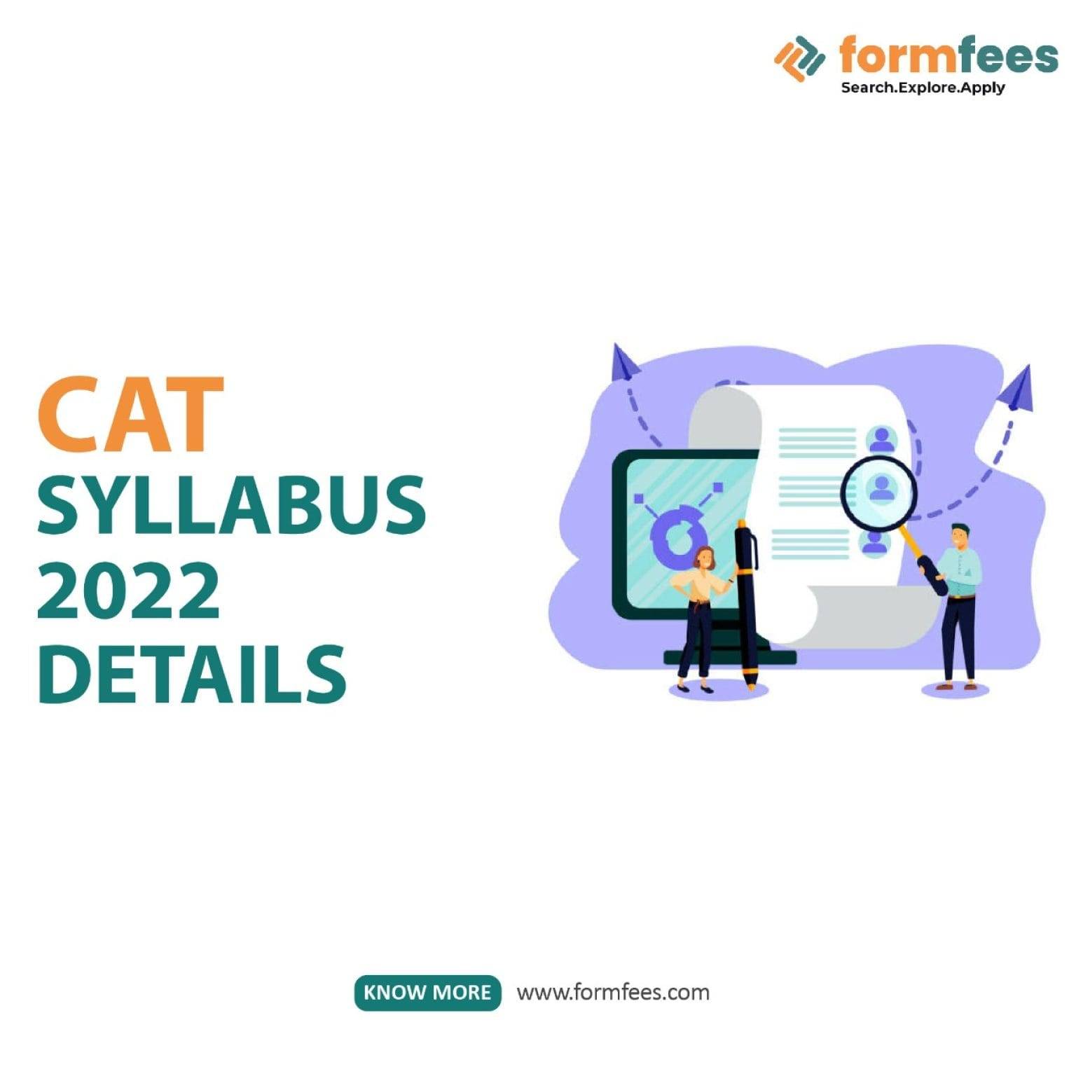 CAT Syllabus 2022 Details – Formfees