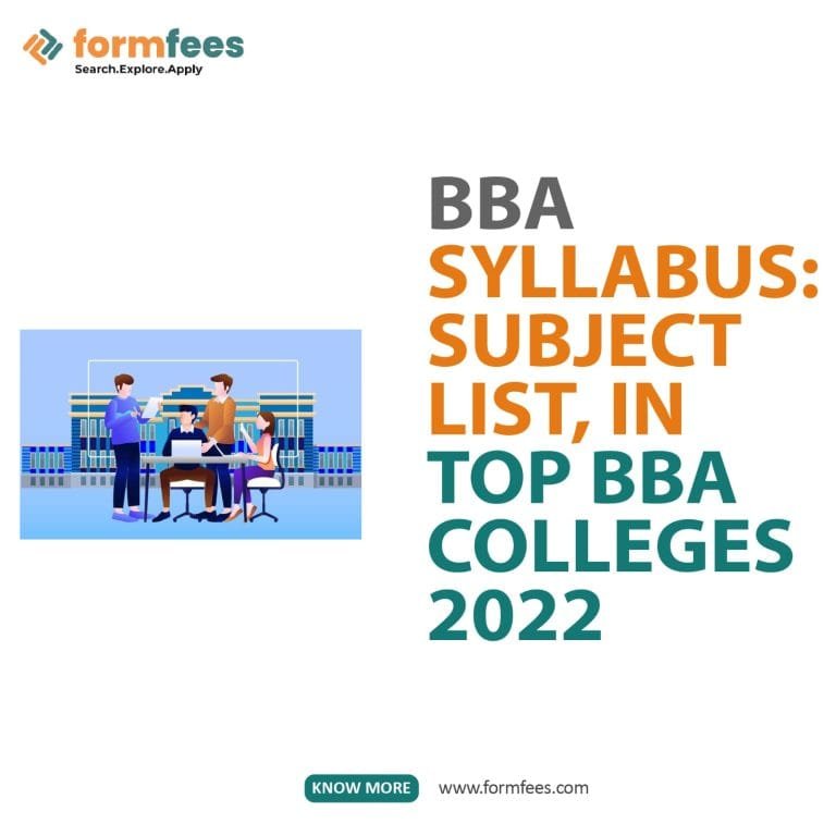 BBA Syllabus: Subject List, In Top BBA Colleges 2022 – Formfees