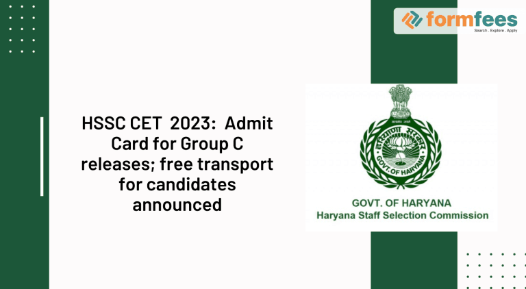 HSSC CET 2023: Admit Card for Group C releases; free transport for ...