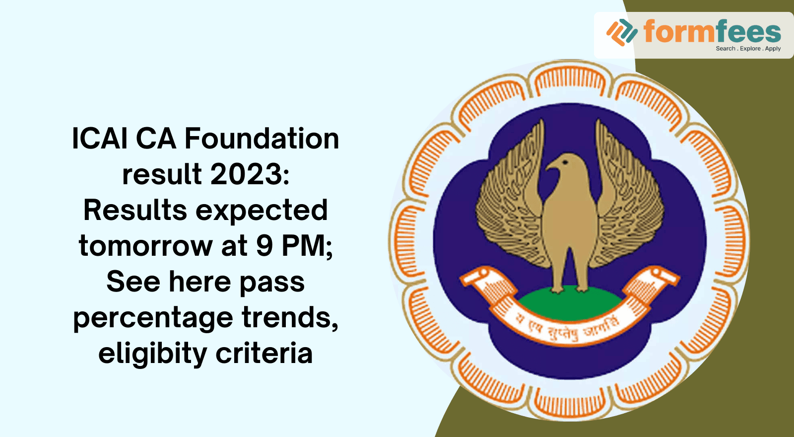 ICAI CA Foundation result 2023: Results expected tomorrow at 9 PM; See ...