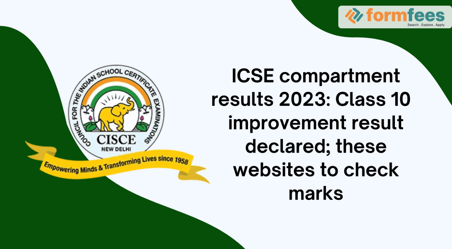ICSE compartment results 2023: Class 10 improvement result declared ...