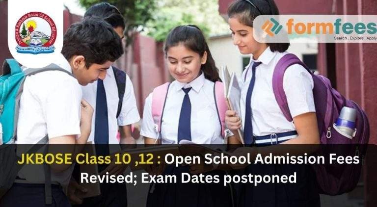 JKBOSE Class 10, 12: Open School Admission Fees Revised; Exam Dates ...
