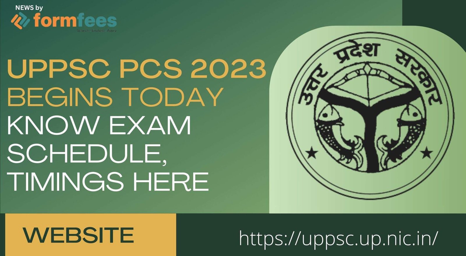 UPPSC PCS 2023 Begins Today; Know Exam Schedule, Timings Here – Formfees