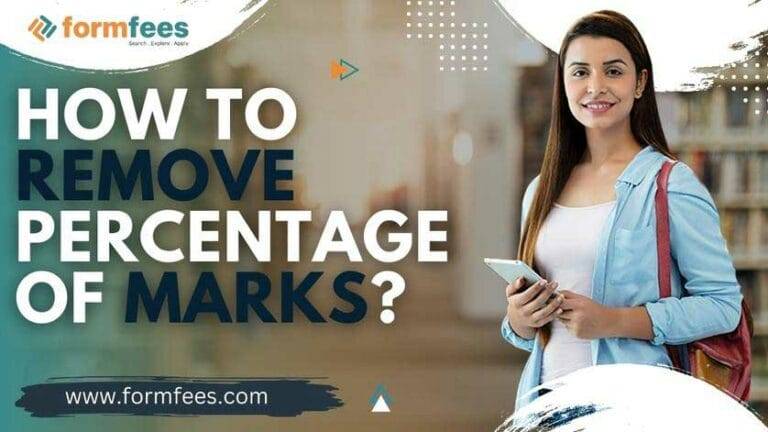 How to Remove Percentage of Marks? – Formfees