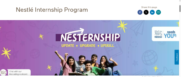 Nestlé Nesternship 2025: Internship Program for Students & Graduates ...