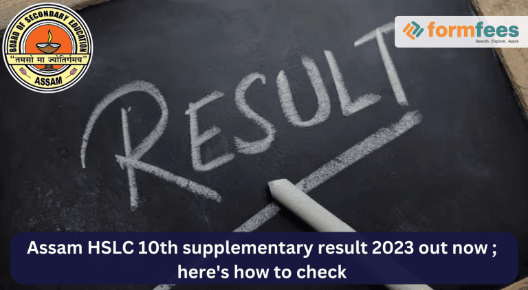 Assam HSLC 10th supplementary result 2023 out now ; here’s how to check ...