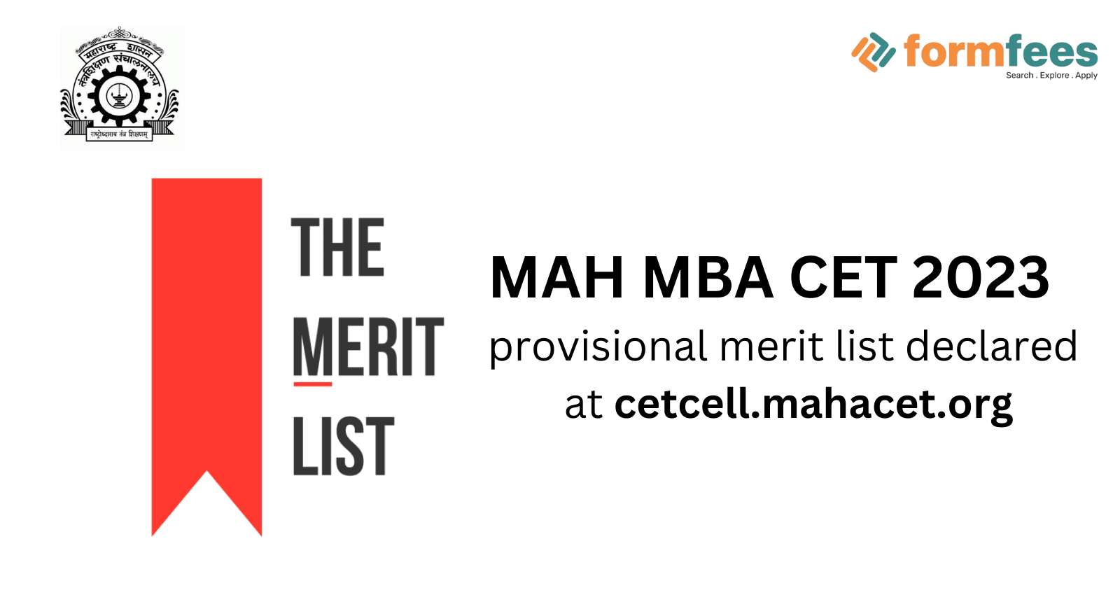 MAH MBA CET 2023 provisional merit list declared at cetcell.mahacet.org ...