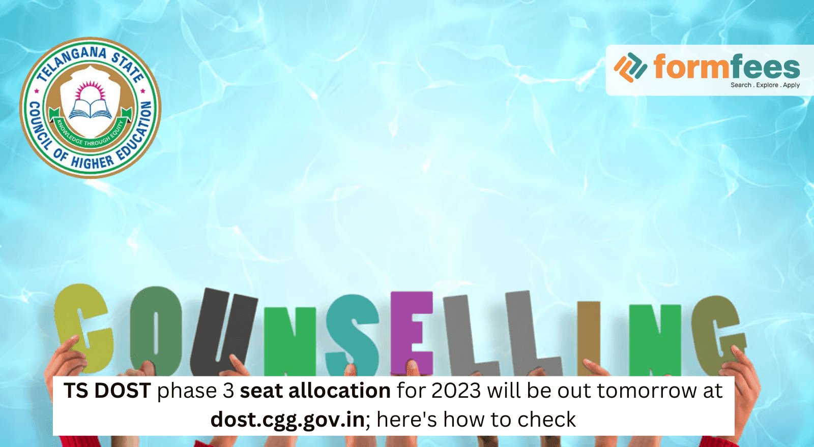 TS DOST phase 3 seat allocation for 2023 will be out tomorrow at dost ...